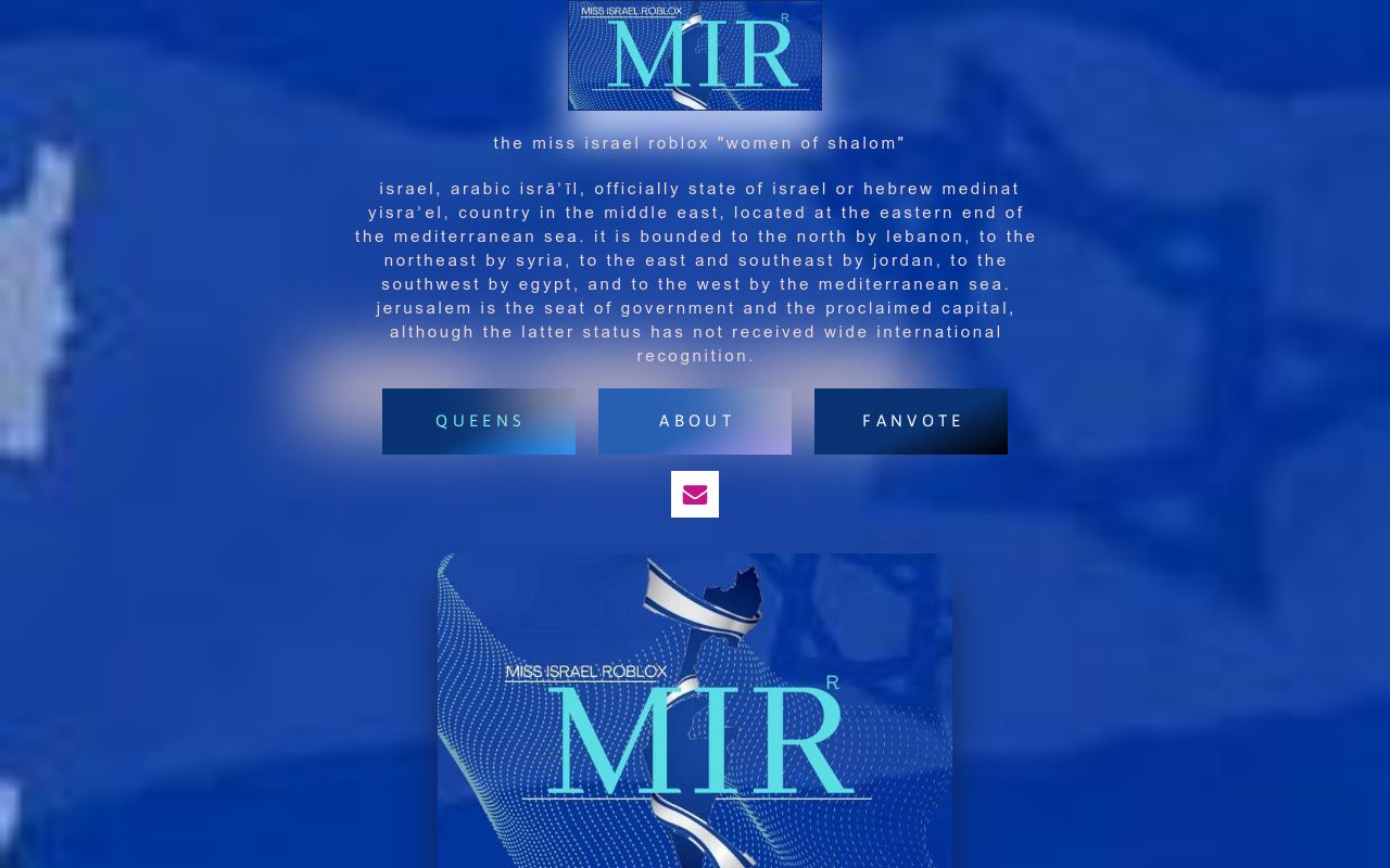 miss israel roblox card